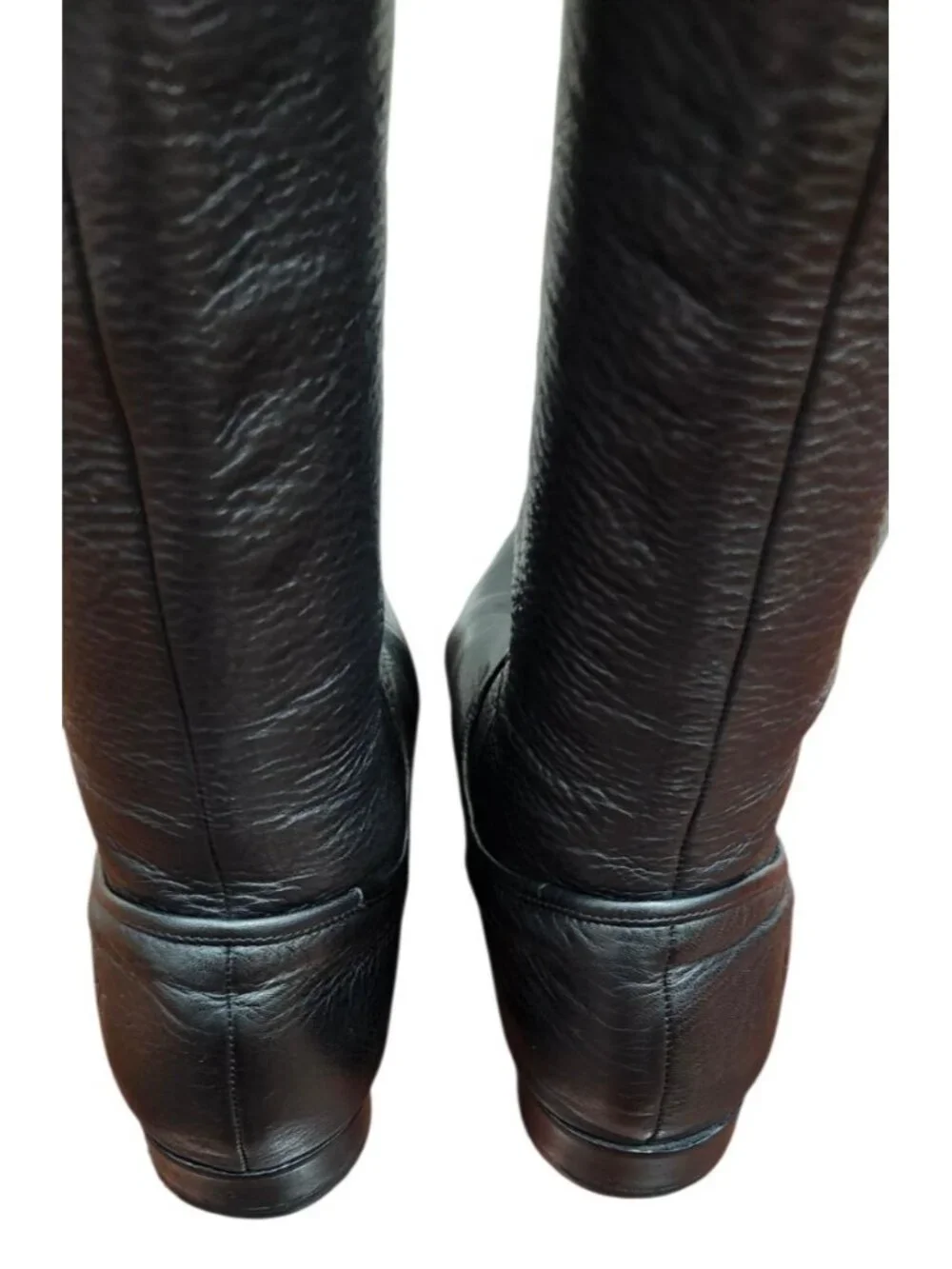 Frye | Shoes | Frye Cindy Slouch Tall Riding Boots Black Pebbled ...